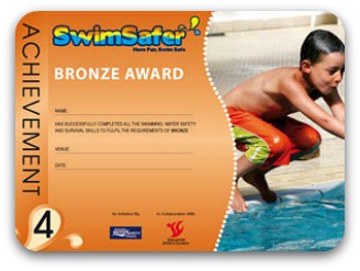 Swimsafer Stage Bronze Certificate | Happy Fish Malaysia